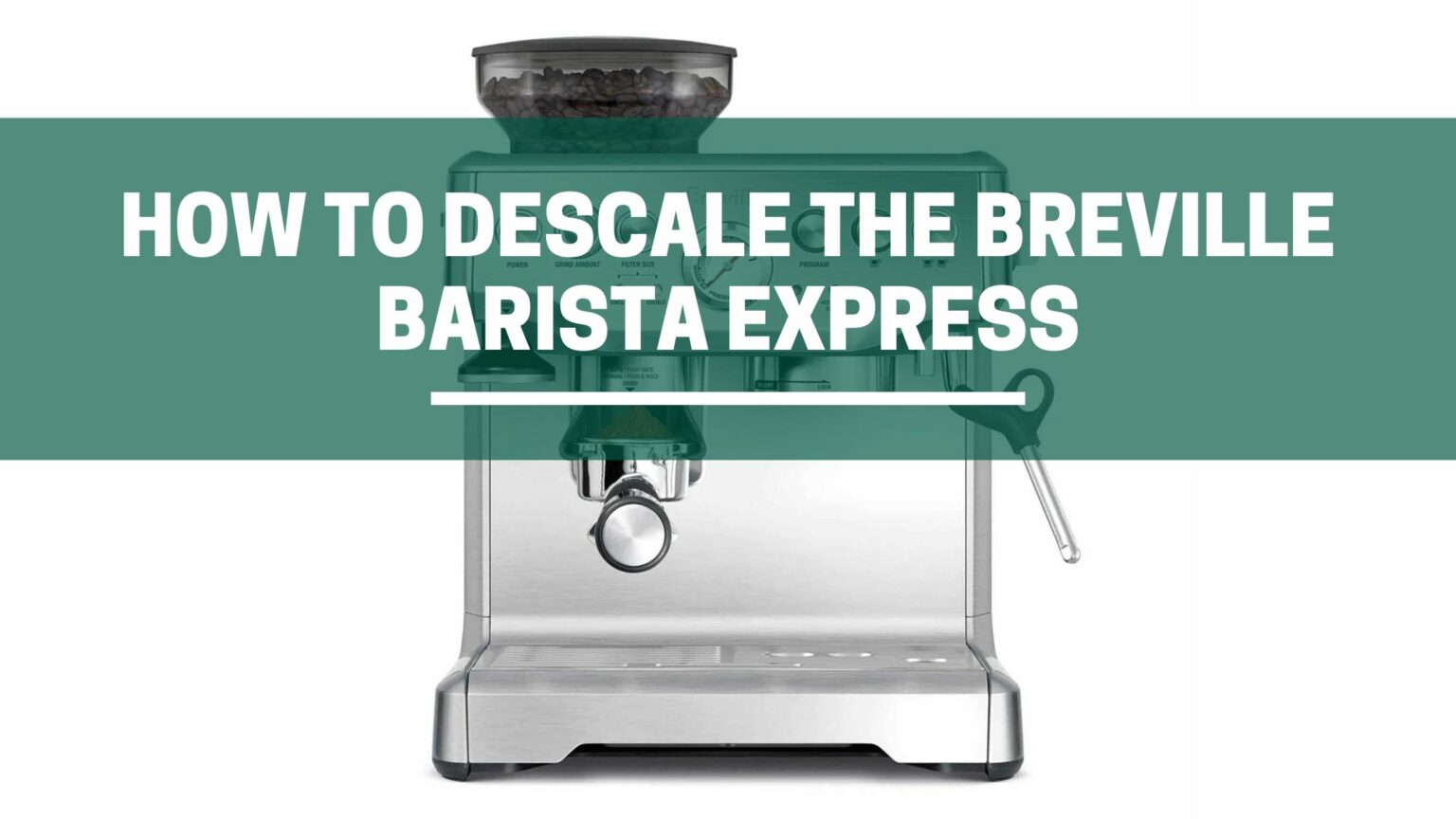 How To Descale Breville Barista Express (3 Simple Steps) - The Green ...